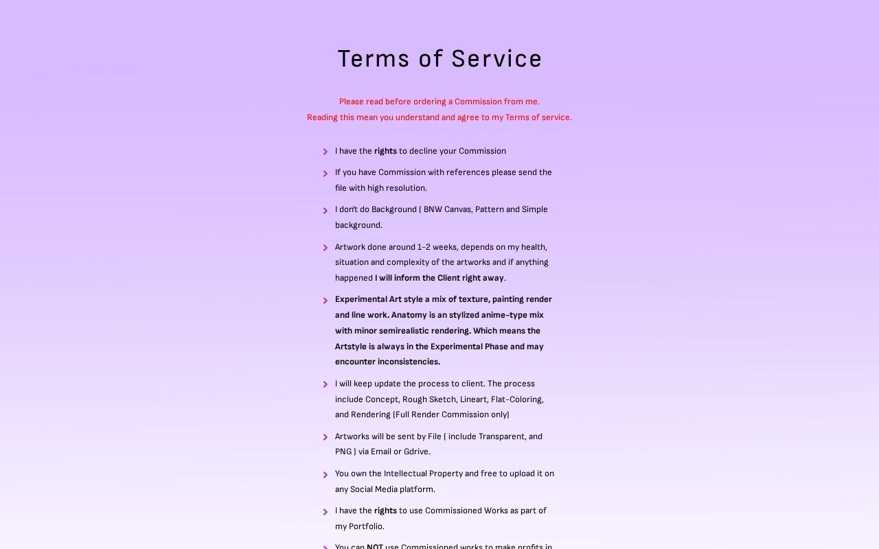 MD Terms of Service